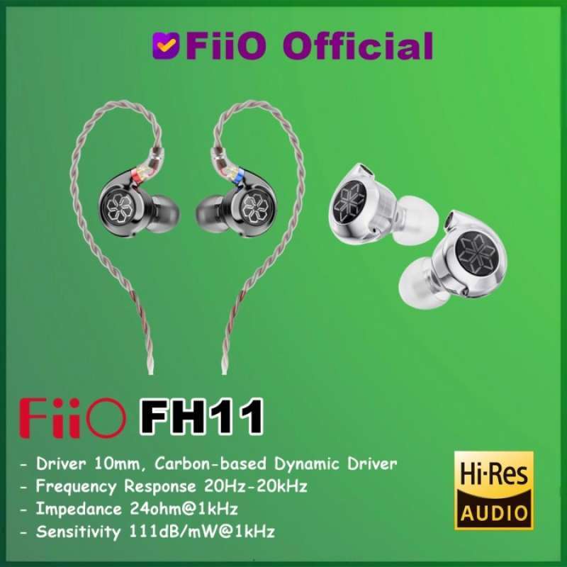 Promo Fiio Fh11 Fh 11 Carbon Based Dynamic Driver In Ear Monitor Earphones Diskon 50% Di Seller ...