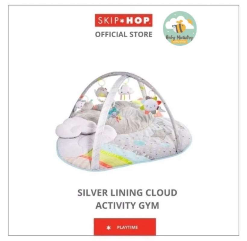 Jual Skip Hop Kids Playmat Silver Lining Cloud Activity Gym - Playmat ...