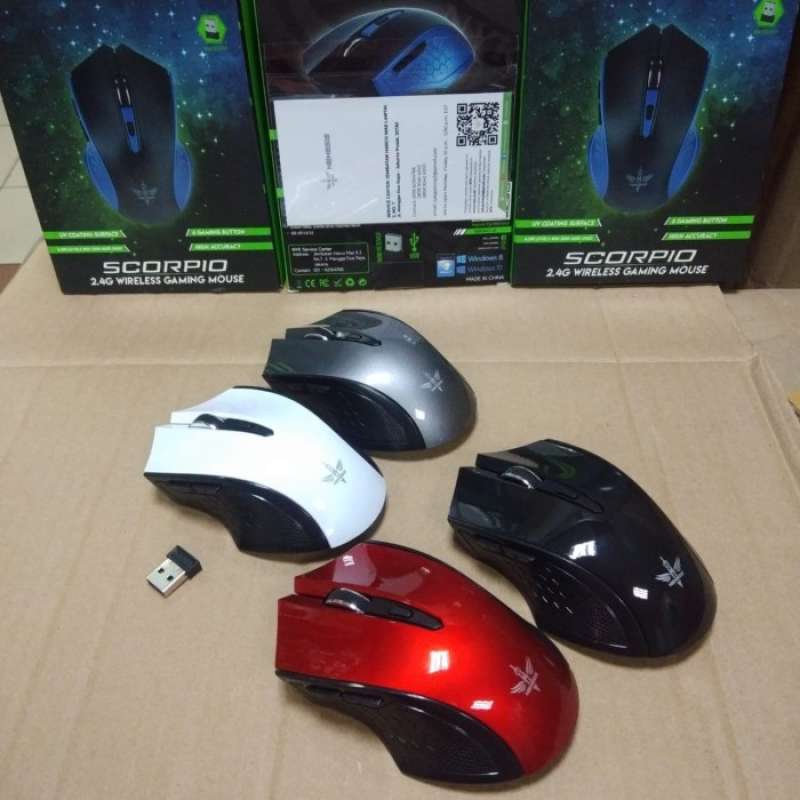Promo 100% Produk Ori Nyk Scorpio-x5 Wireless Gaming Mouse - Model ...