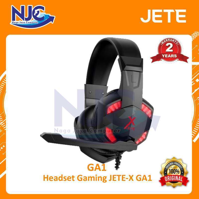 Promo 100% Produk Ori Jete X Headphone Gaming Ga1 Series With Usb Audio ...