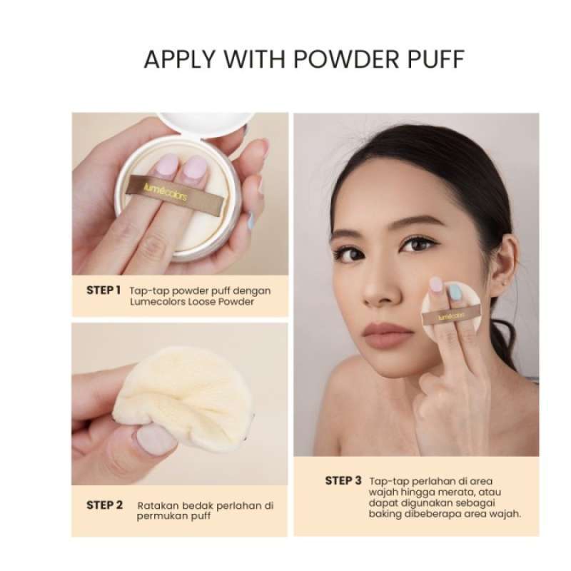 Jual Lumecolors Loose Powder Pore Blurring Effect With Oil Control Lume ...
