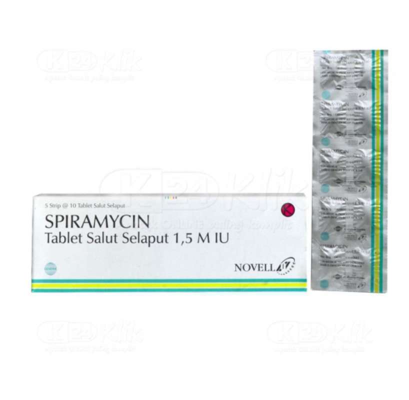 Jual Spiramycin Novell 500 Mg 10 Tablet Di Seller Apotek Mose Official ...