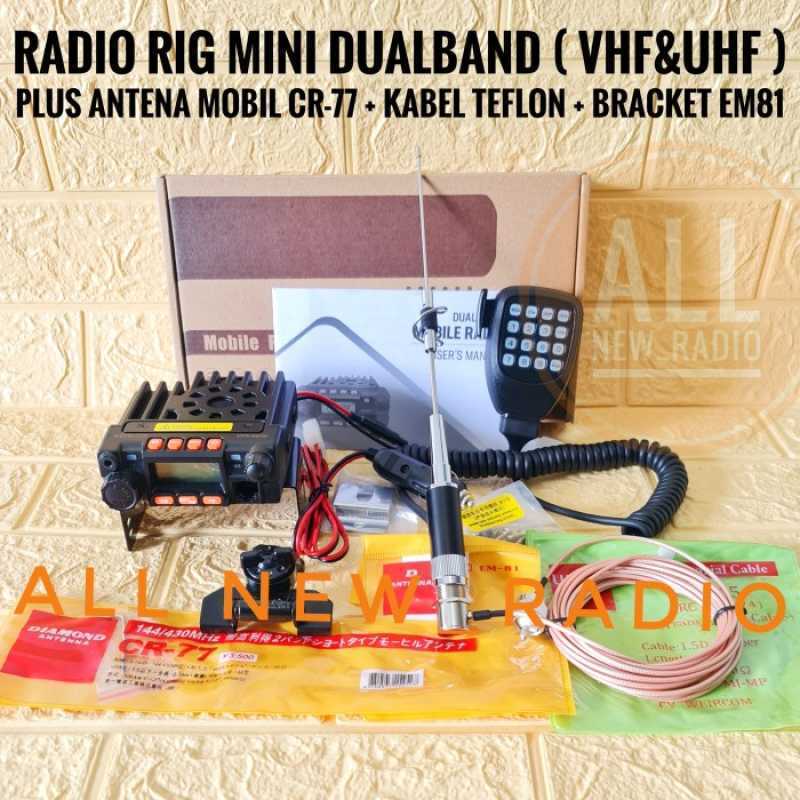Promo 100% Produk Ori Radio Rig Mini Dualband Weirwei Redell Plus Paket ...