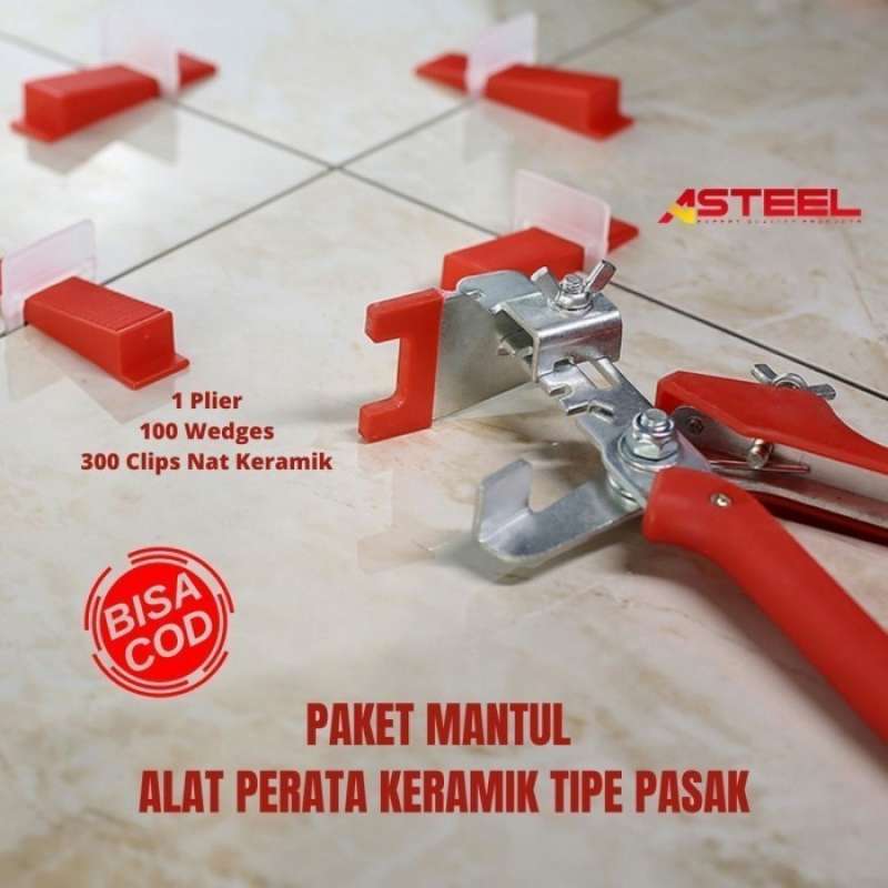 Jual Murah Paket Alat Perata Keramik Tipe Pasak/tile Leveling Keramik ...