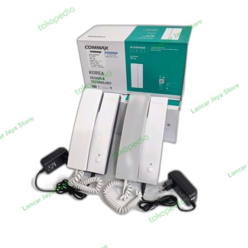 Promo 100% Produk Ori Intercom/interphone/kabel 2 Arah Commax Tp1l With ...