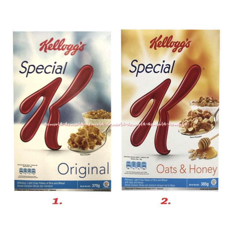 Jual Kellogg's 370gr Special K Original Oats & Honey Crisp Flakes Of ...
