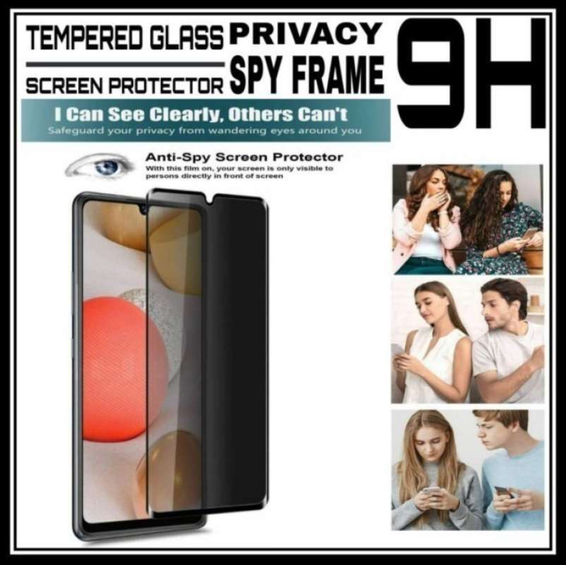 Promo Samsung Galaxy A15 / A25 / A35 / A55 5g 4g Tempered Glass Spy Frame - Tg-spy-frmhitam, Sam ...
