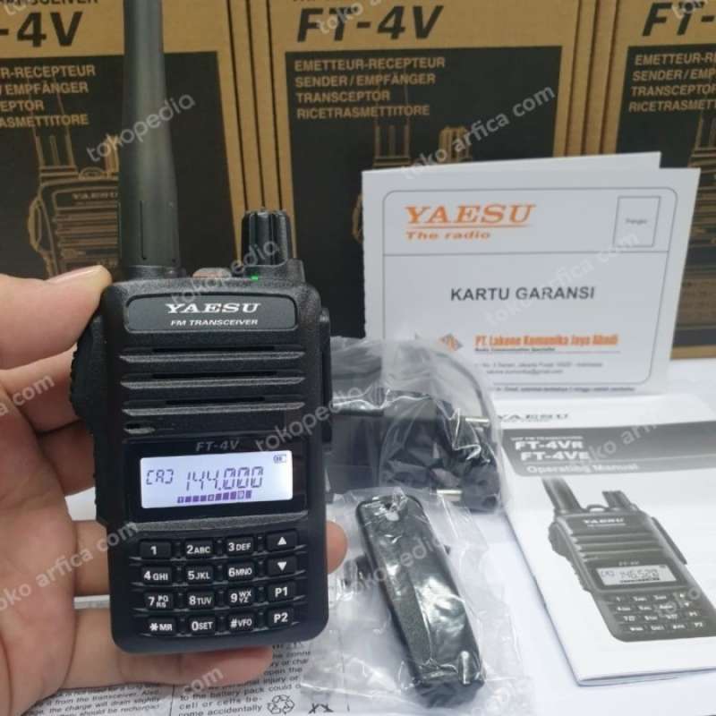 Promo 100% Produk Ori Ht Yaesu Ft 4v Vhf Yaesu Ft 4 Ft4 Yaesu Vhf ...