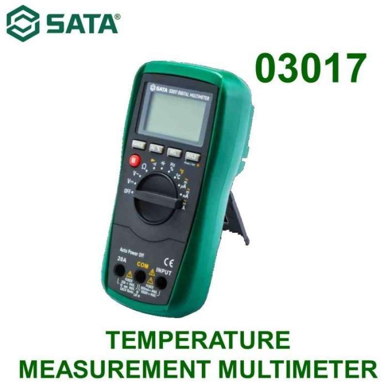 Jual Pengukuran Arus 03017 Temperature Measurement Multimeter Sata ...
