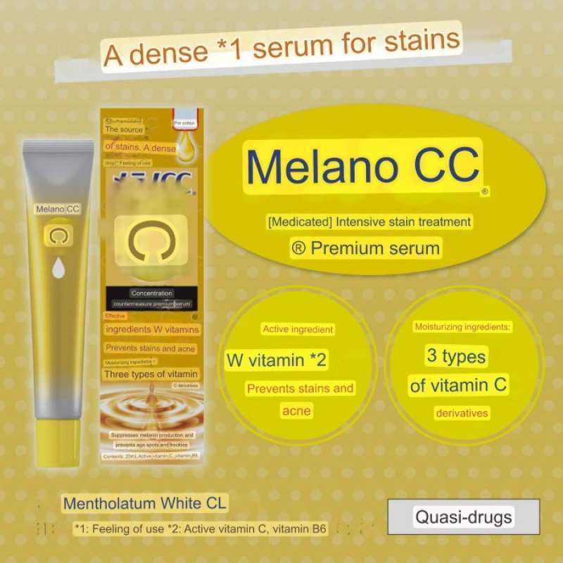 Jual Rohto Melano Cc Premium Essence 20ml - Serum Flex / Jerawat Di ...