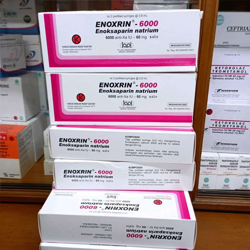 Jual Asli Enoxrin6000 / Box Exp 2025 Di Seller Apotik Hanifa - Pal ...