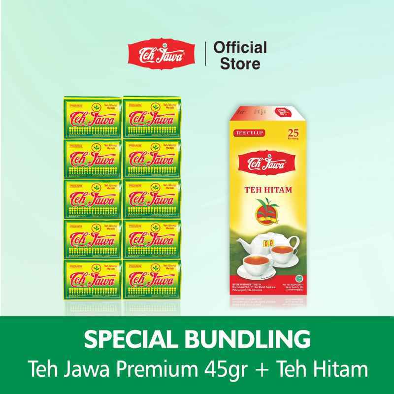 Promo [special Bundle] Teh Jawa Premium 45gr Per Pack + Black Tea Celup ...