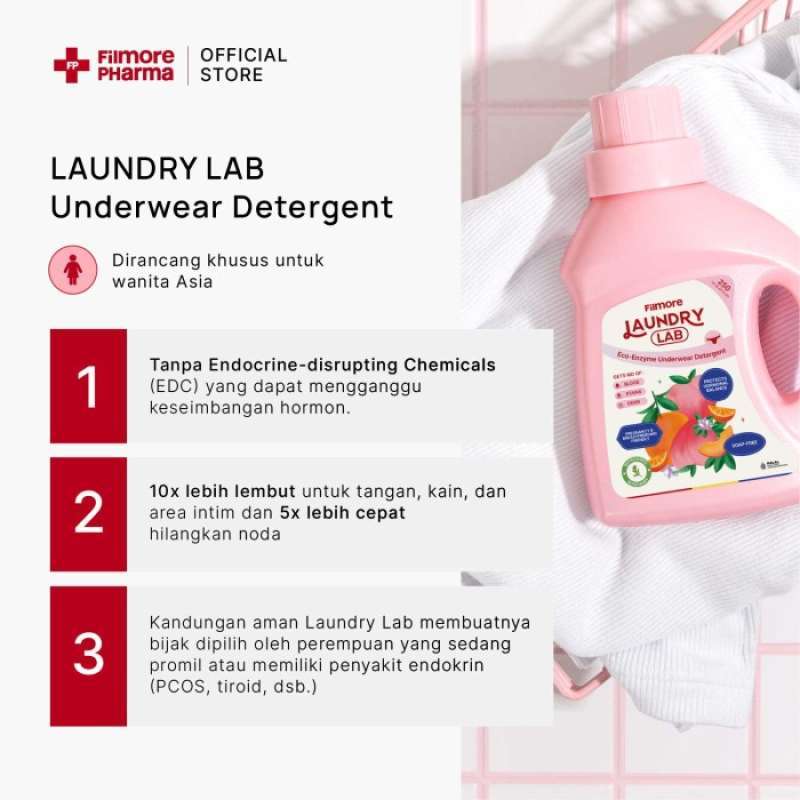 Jual Filmore Laundry Lab Underwear Detergent | Deterjen Pakaian Dalam ...