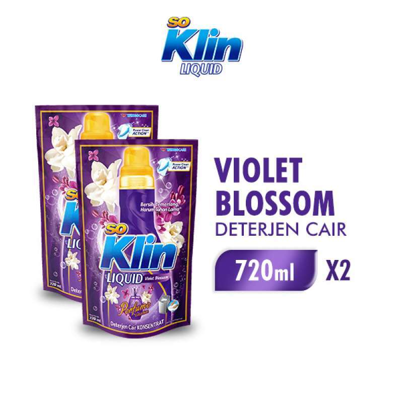 Jual Soklin Deterjen Cair Violet Blossom 720 Ml X 2 Pcs Di Seller Sweet Shop - Cengkareng Timur ...