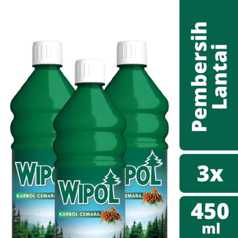 Jual Wipol Karbol Pembersih Lantai Botol 450ml Isi 3 Di Seller Velvet ...