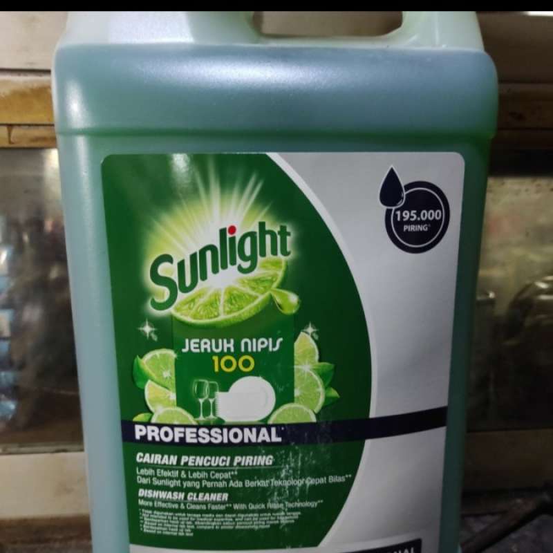 Jual Sunlight Sabun Cuci Piring Profesional 5 Liter Di Seller Velvet ...