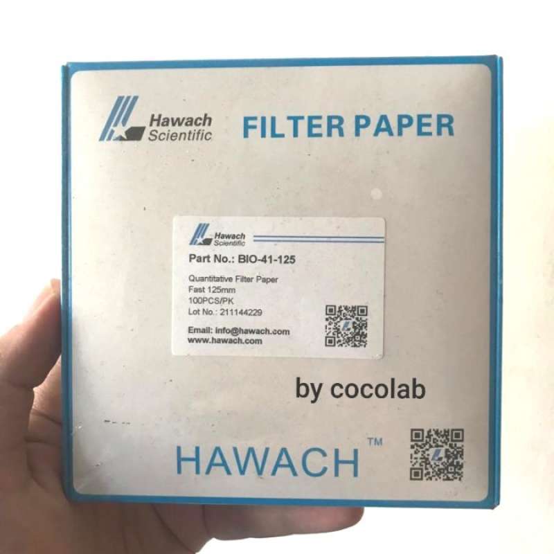 Promo Filter Paper No 41 Hawach | Kertas Saring Setara Whatman - 90 Mm ...