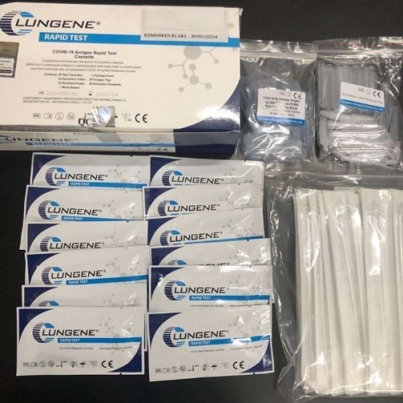 Jual Antigen Lungene Rapid Test Swab Antigen Di Seller Velvet Store ...