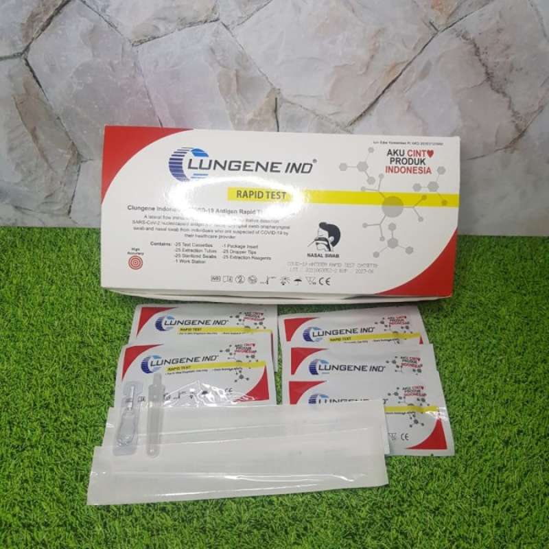 Jual Antigen Nasal Swab Alat Rapid Test 100% Ori!!! 1 Box Isi 25 Set Di ...