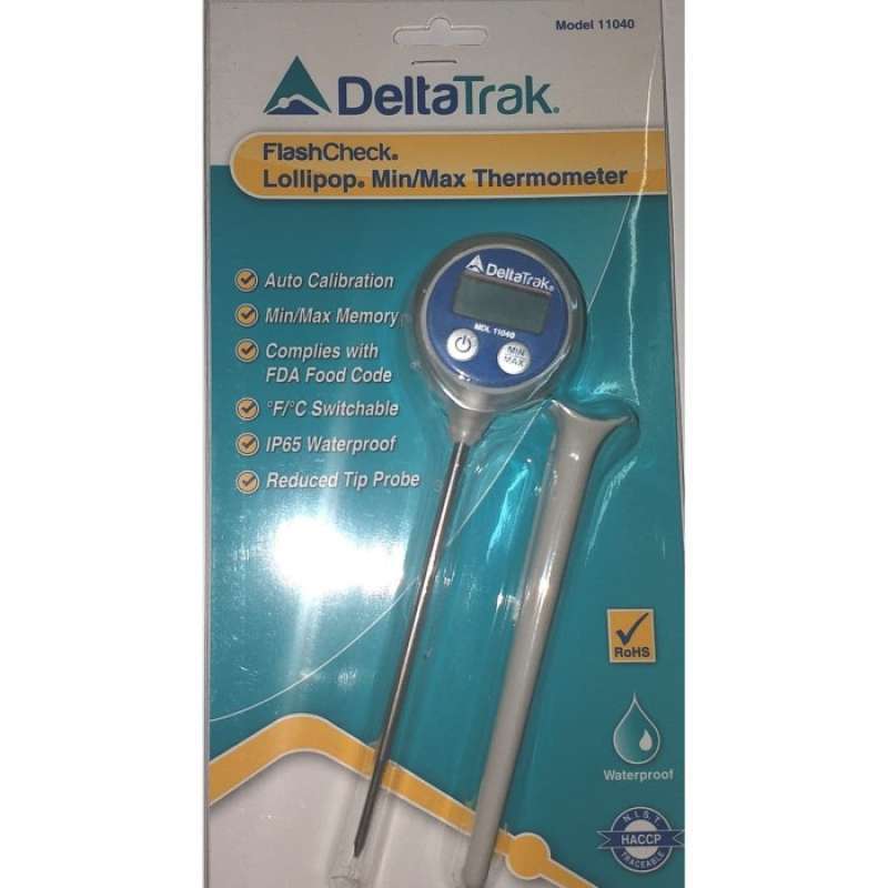 Jual Deltatrak Flashcheck Lollipop Min/max Thermometer 11040 Di Seller ...
