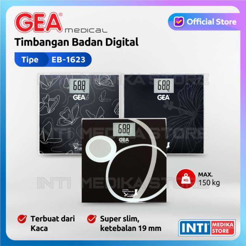 Jual Gea - Timbangan Badan Digital Eb 1623 | Body Weight Scale - Kuning ...