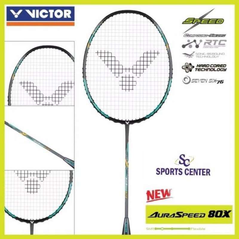 Jual New Raket Badminton Victor Auraspeed 80x / Aura Speed 80 X Di ...