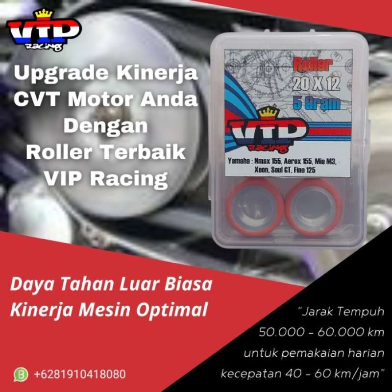 Promo Roller Vip Racing Yamaha N Max Tipe Racing - 7 Gram Multicolor ...