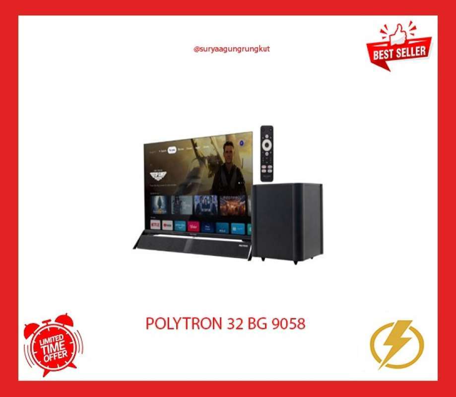 Jual Led Tv 32 Inch Polytron Google Tv Soundbar Pld 32 Bg 9058 Di ...