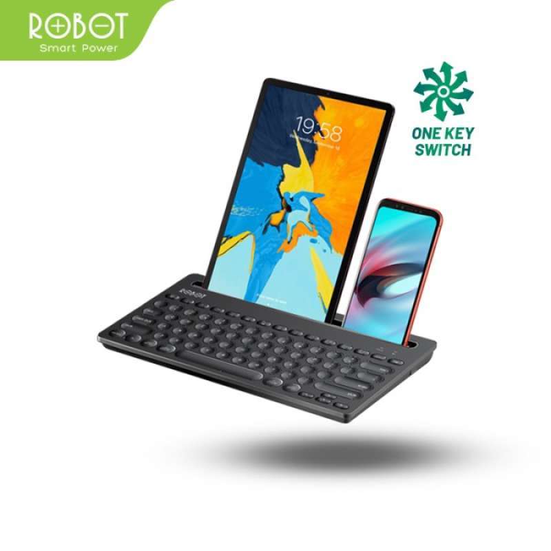 Jual Robot Keyboard Bluetooth Robot Kb10 Portable Multi Device & 2.4g ...