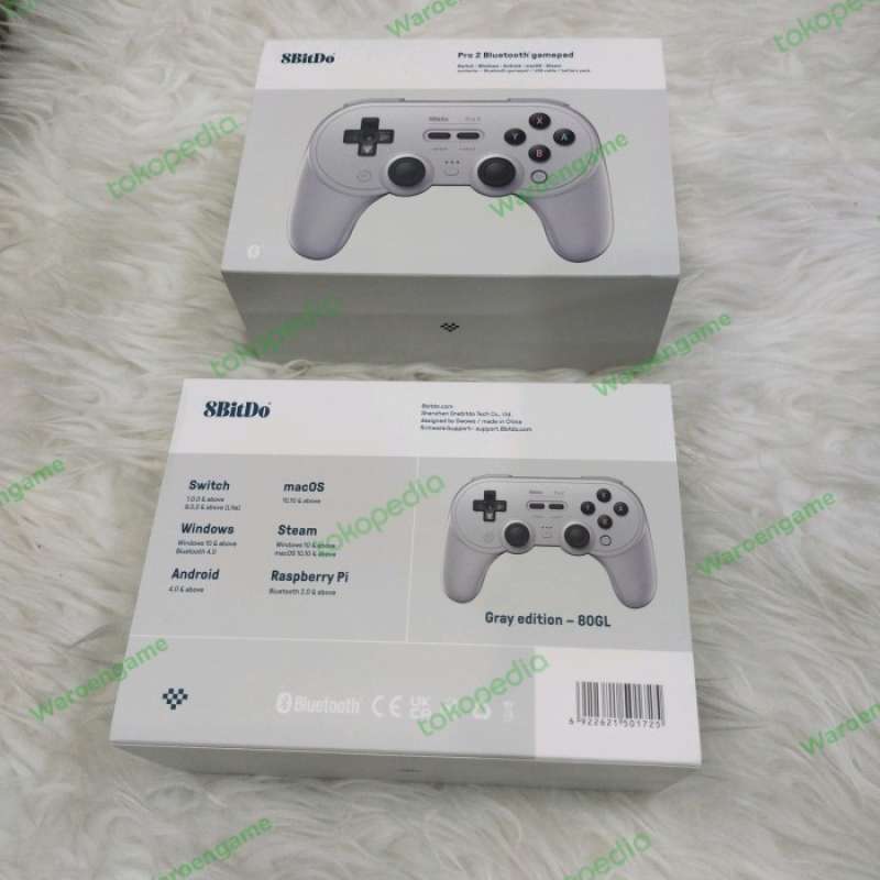 Jual 8bitdo Pro 2 Bluetooth Gamepad Pc Mobile Switch Gray Edition
