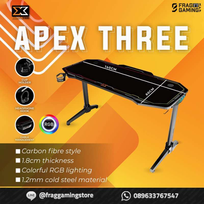Jual Xigmatek Apex 3 / Three Rgb Gaming Desk - Meja Gaming Di Seller ...