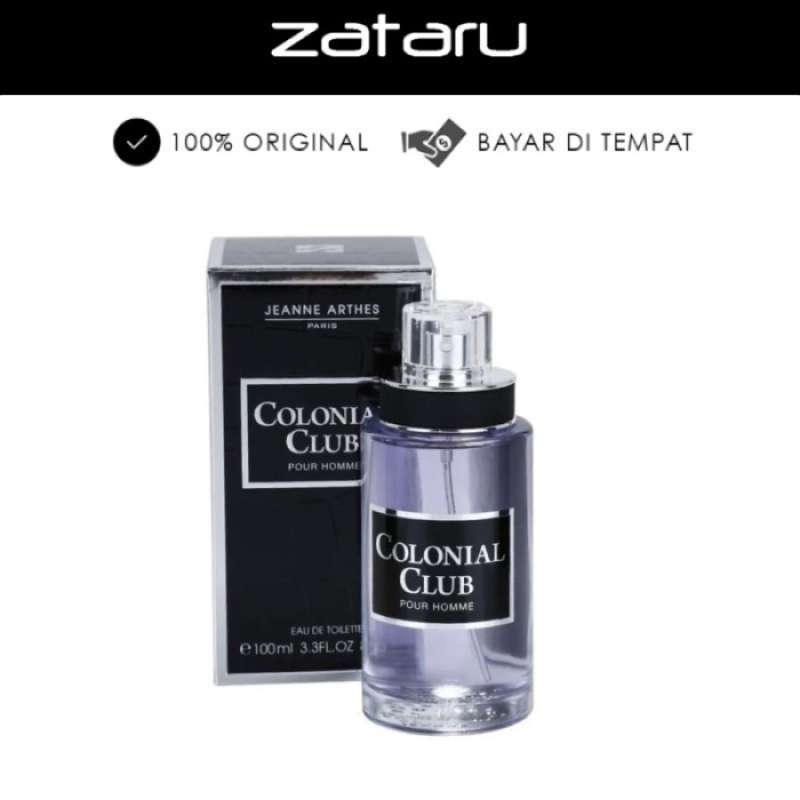 Promo Jeanne Arthes Colonial Club Man - 100 Ml (parfum Pria) Diskon 33% ...