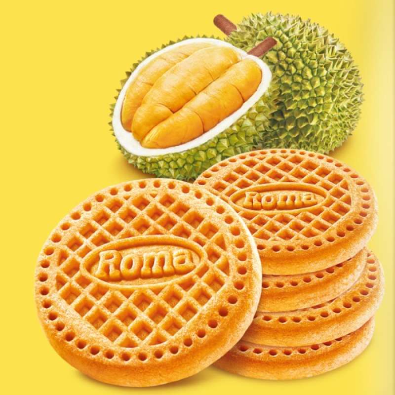 Promo Roma Biskuit Rasa Durian Biscuit - 300 Gr (kemasan 12 Pcs) Diskon ...