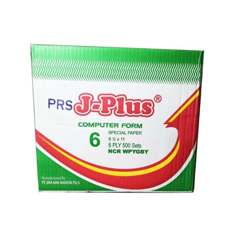 Jual J-plus - Continous Form 91/2 X 11 6 Ply ( K6 J-plus ) Ncr - Box Di Seller Wiki Stationery ...