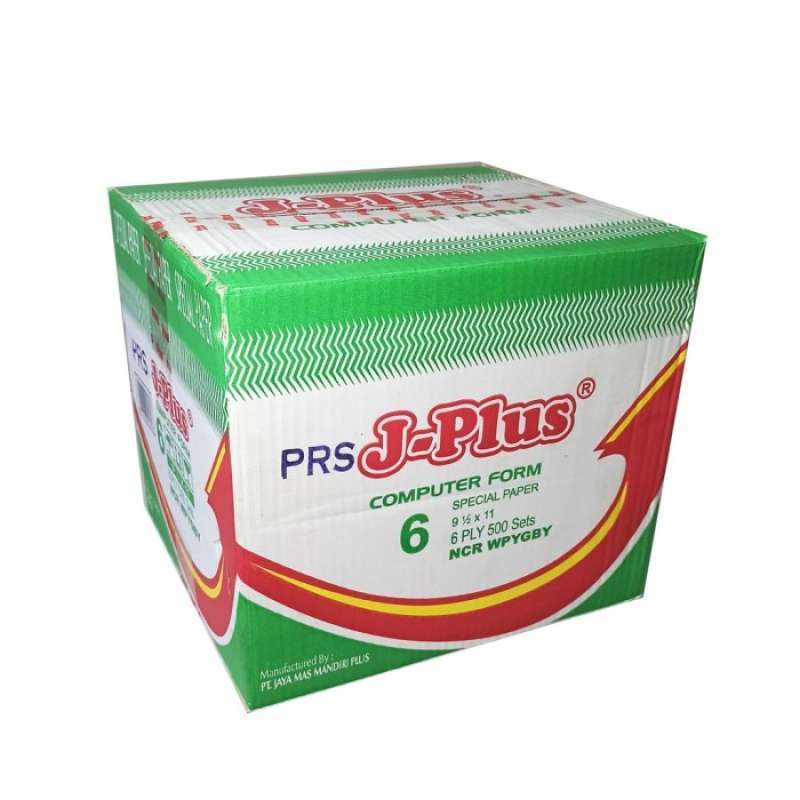 Jual J-plus - Continous Form 91/2 X 11 6 Ply ( K6 J-plus ) Ncr - Box Di ...