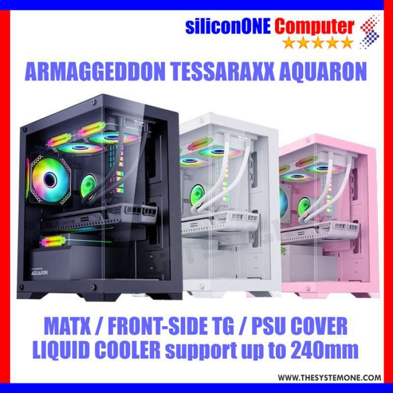 Jual Armaggeddon Aquaron Gaming Case Matx 0fan Tessaraxx Di Seller ...
