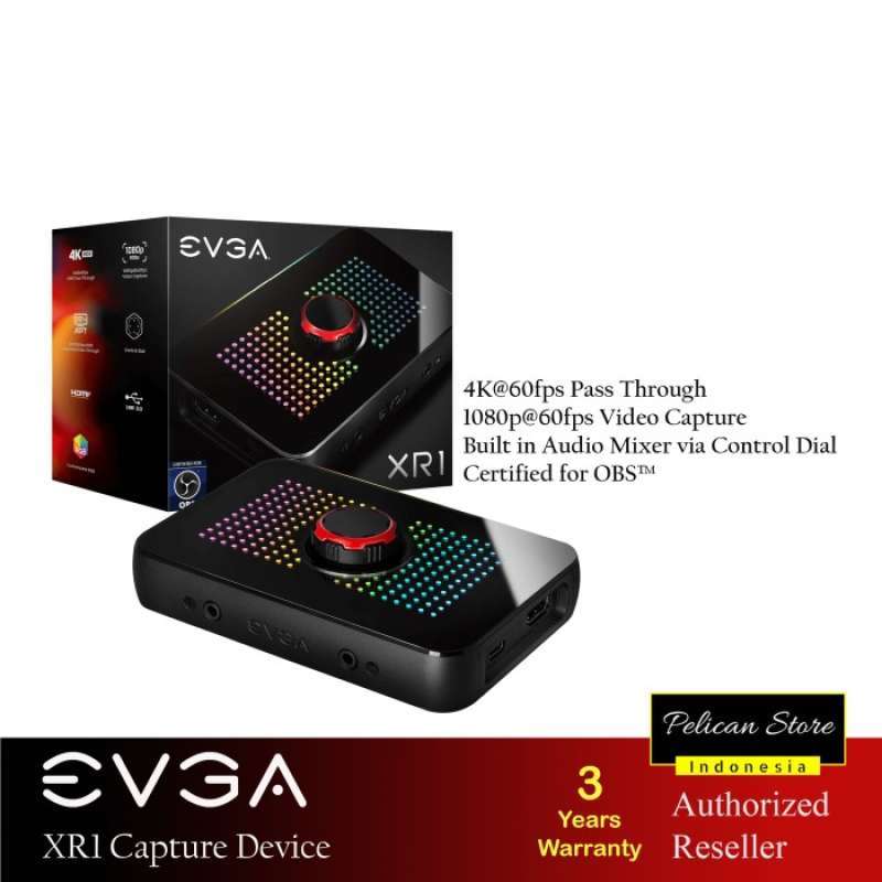 Jual Evga Xr1 External Capture Card Usb 3.0 4k Pass Through Argb Di ...