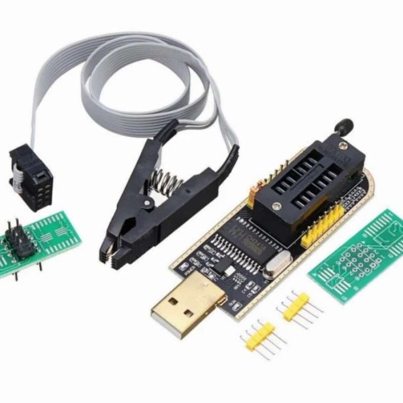 Jual Ch341a Eeprom Flash Bios Usb Programmer Plus Test Clip Penjepit Ic ...