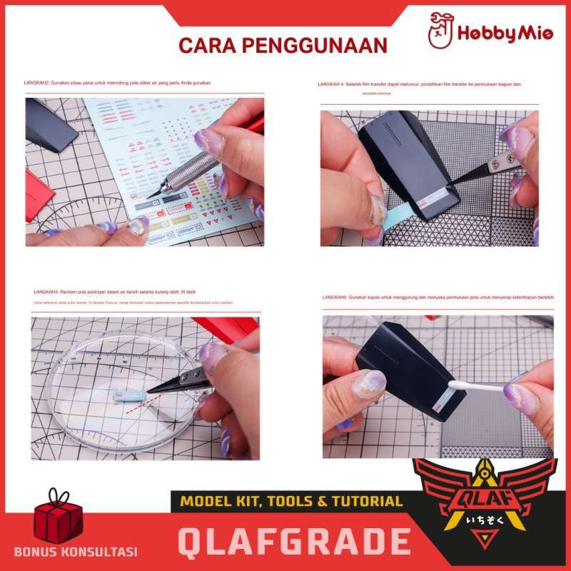 Jual Water Decal Vol 2 - 003 Hobby Mio - High Res.hi Quality Warning Sign Universal Scalemodel ...