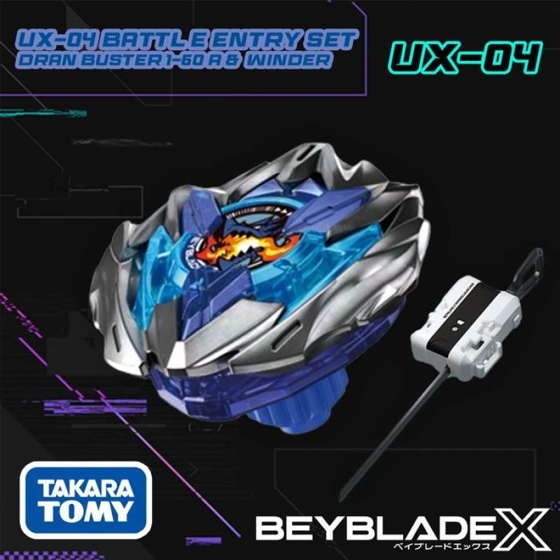 Promo Dran Buster [special Ver.] + Winder Launcher (white & Black) [ux-04] Beyblade X Japan ...