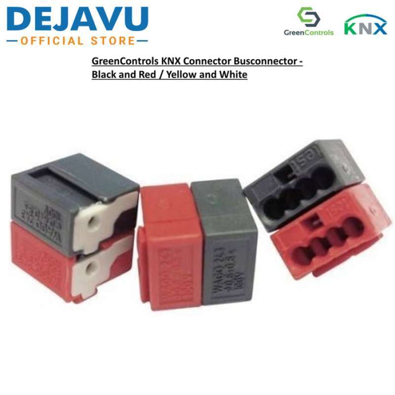 Promo Greencontrols Knx Connector Busconnector - Black And Red/yellow ...