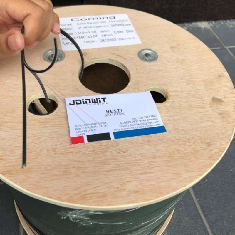 Jual Kabel Dropcore 1, 2, 4 Core Dropwire 1roll Kabel Fo 3 Sling Drop ...