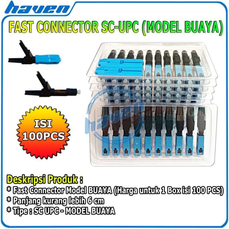 Jual Fast Connector Sc Upc Fiber Optic Fast Konektor Fiber Optik Buaya ...