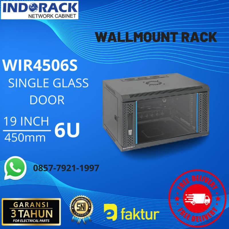 Jual Indorack Wir4506s 6u Box Rak Server Modem Wifi Gantung Dinding ...