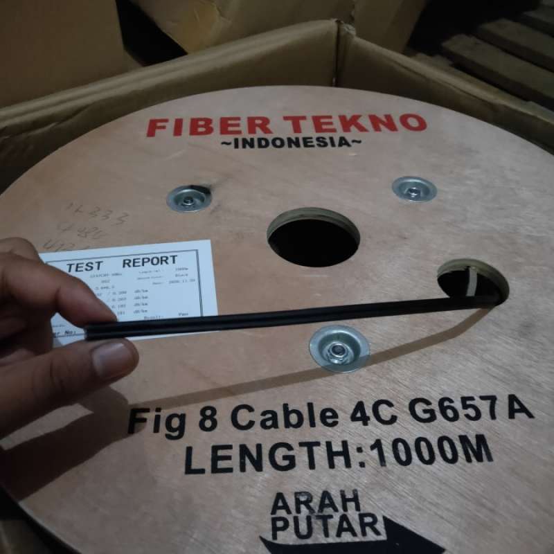 Jual Kabel Fo 4 Core Fig8 Panjang 1000m Fibertekno Di Seller Velvet ...