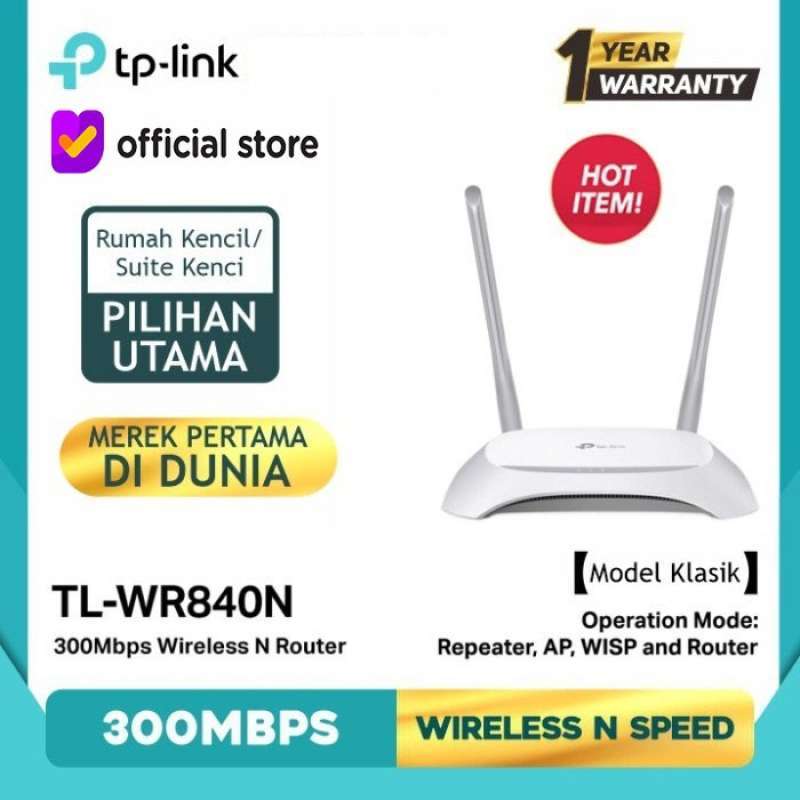 Jual Tp Link Tl-wr840n : Wireless Router 300mbps Di Seller Velvet Store ...