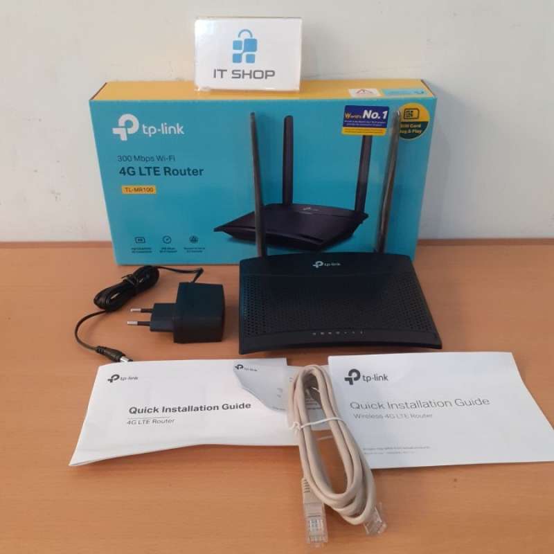 Jual Tp-link Tl-mr100 300 Mbps Wireless N 4g Lte Router Di Seller ...