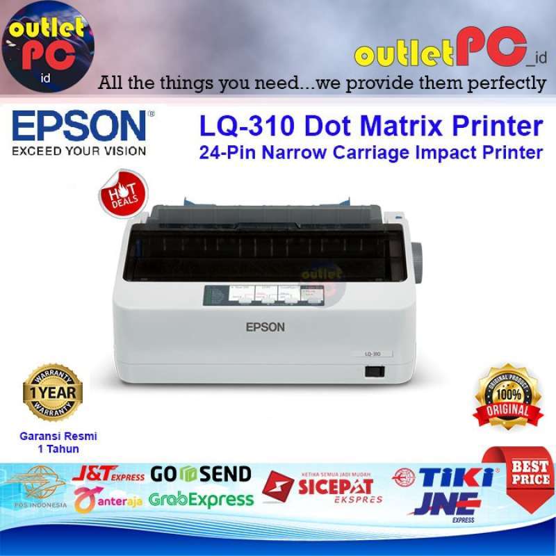 Jual Epson Printer Lq-310 Dot Matrix 24 Pin Lq310 Lq 310 24pin Di ...