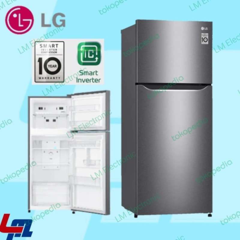 Promo Lg Kulkas 2 Pintu, Inverter Compressor, 205l, Nett 187l ...