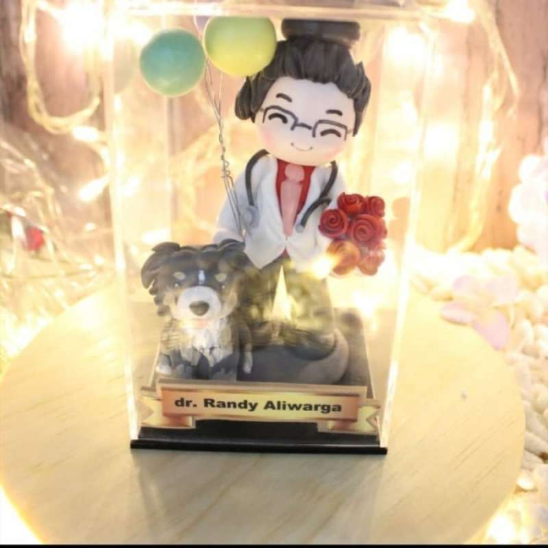 Jual Kado Wisuda Patung Custom Hadiah Unik Lucu Ulang Tahun Graduation ...